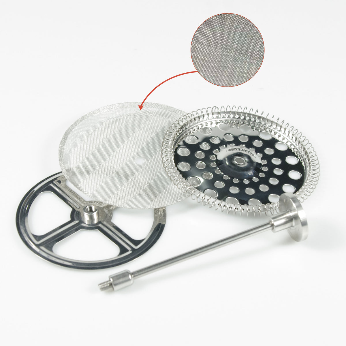 Bestargot French Press Filter Kit with 4 Pack Mesh – BestargotCamp.com